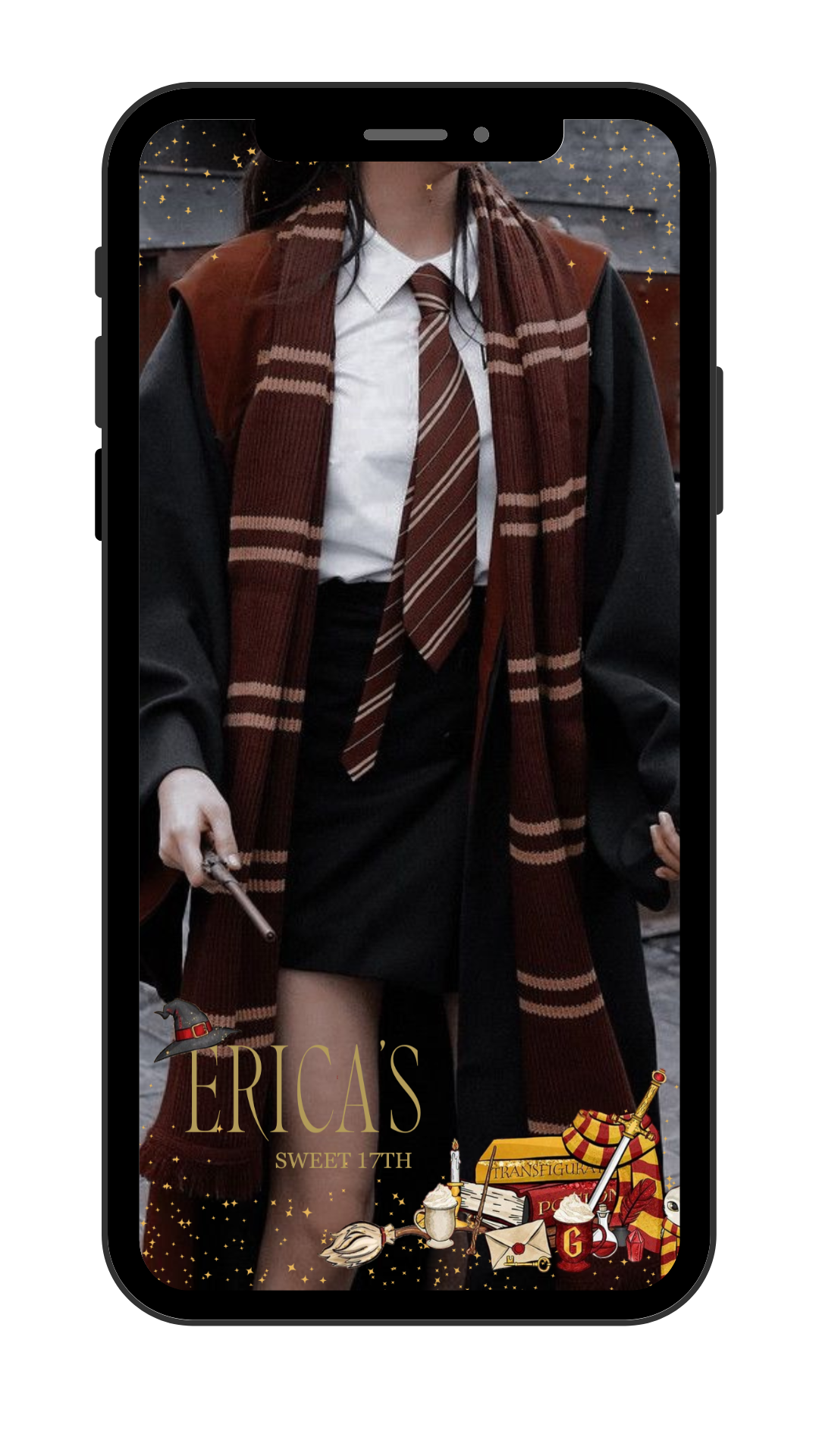 Gryffindor Theme E Invitation